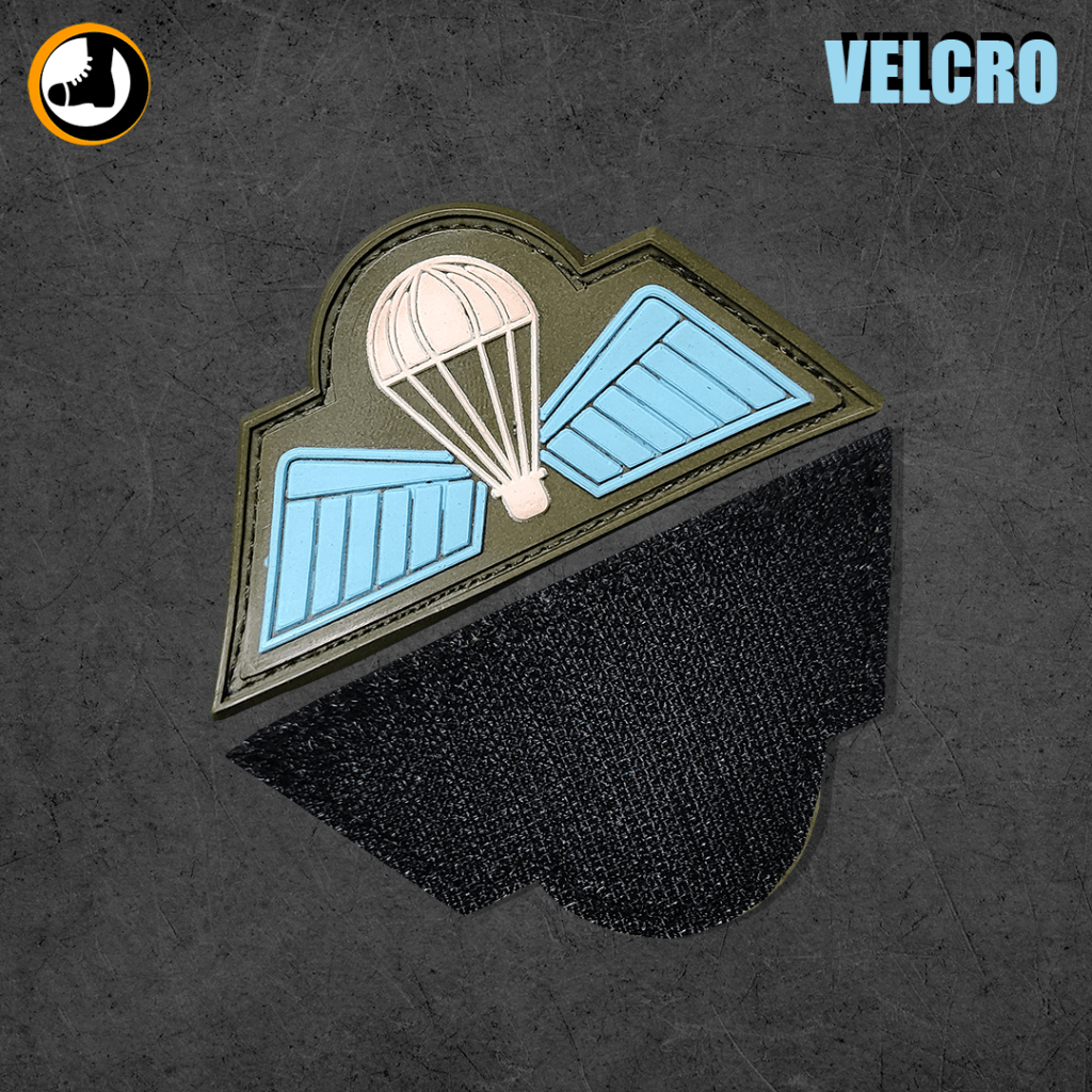 Rubber PARA Wings (Velcro Backside) (Size - 8cm X 4cm) - Online Army Store