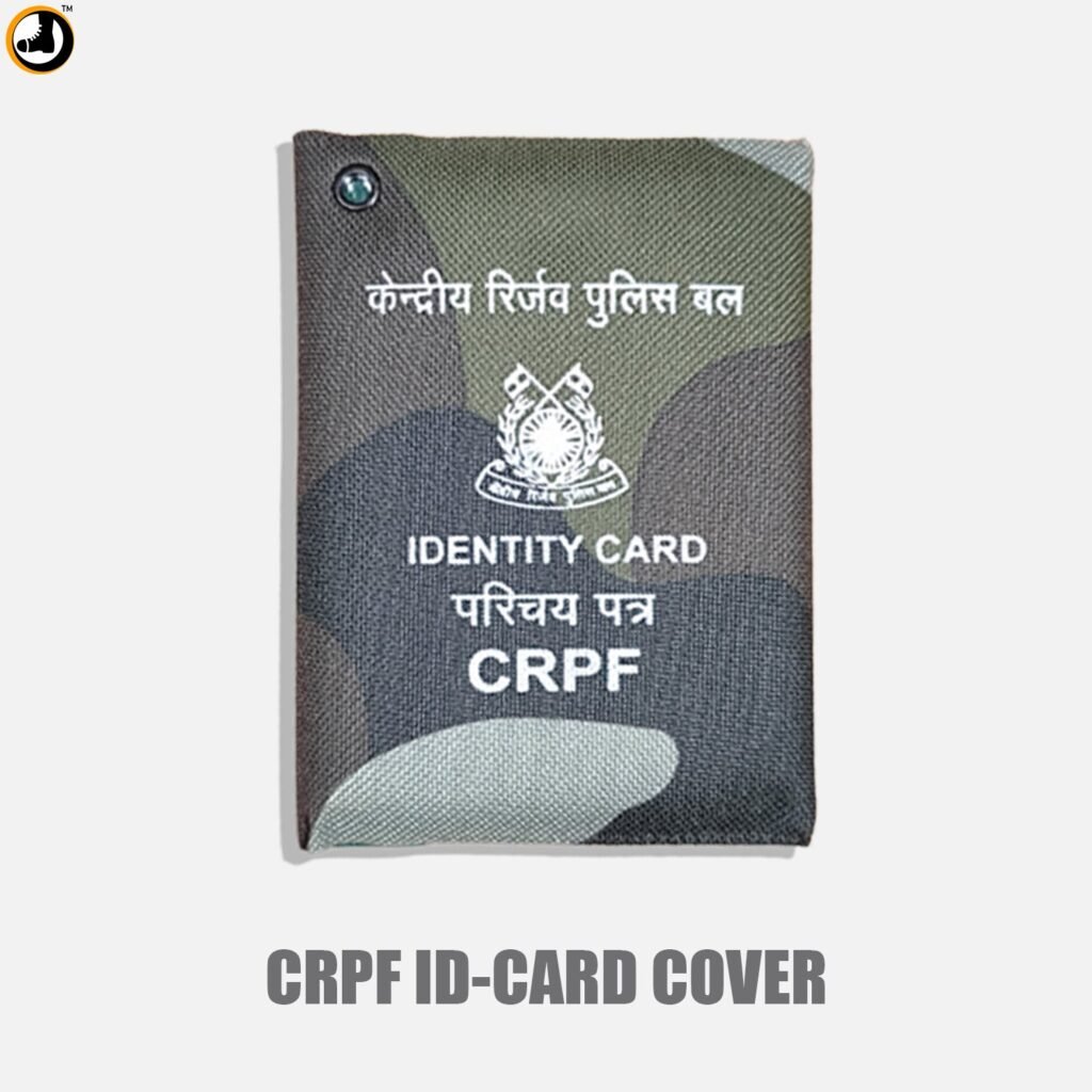 Indian Air Force ID Card Cover – Black Leather | Buy Online